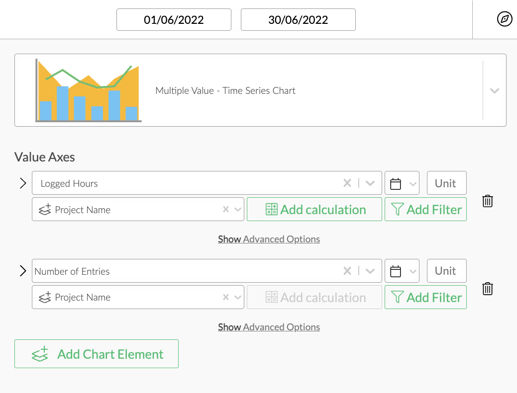 Multi-Value - Time Series Chart - Widget Types - Widgets - Getting started - Exply Docs